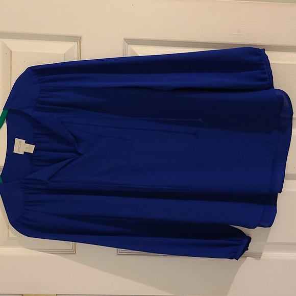 Chico's | Tops | Gorgeous Cobalt Blue Blouse | Poshmark
